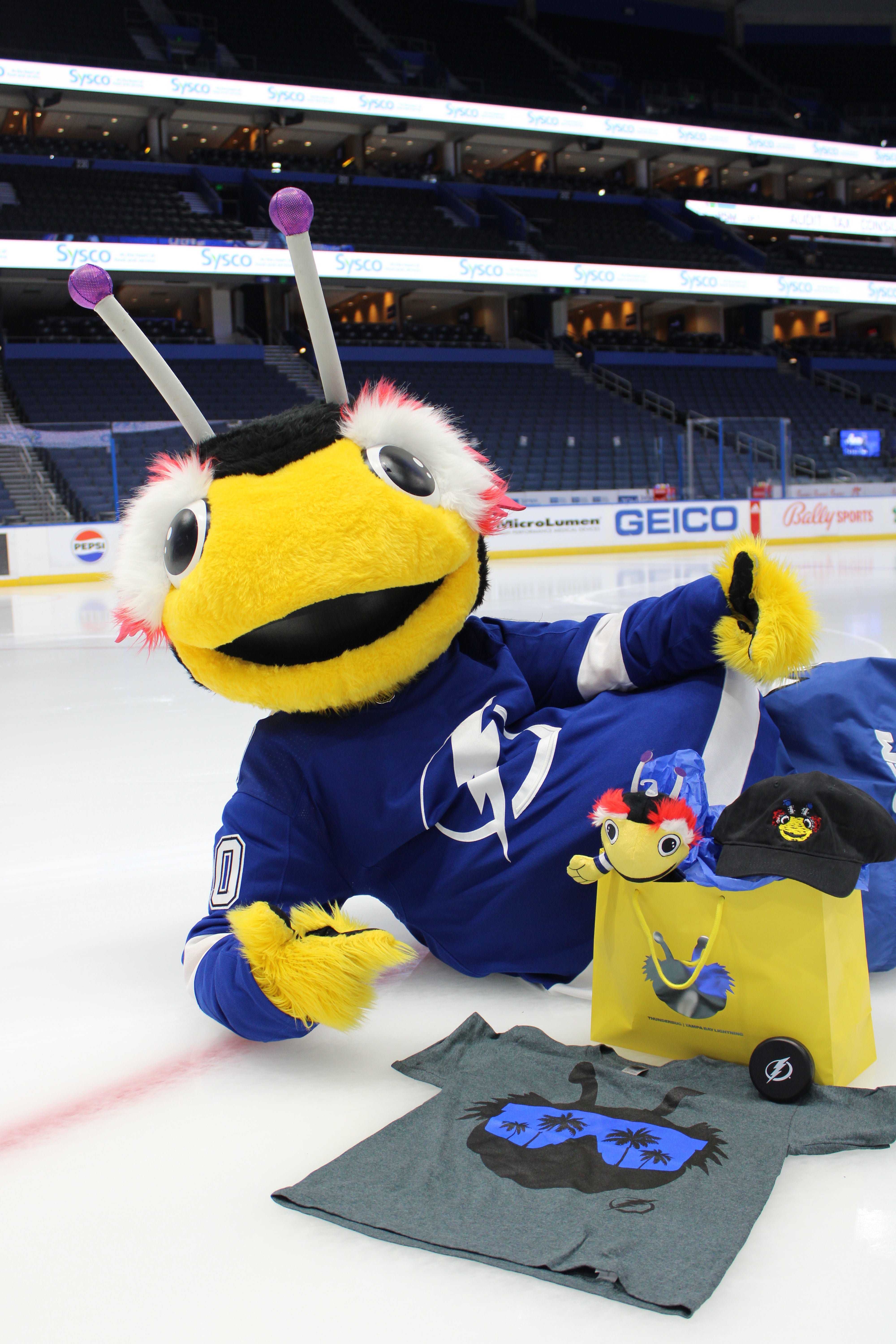 Tampa Bay ThunderBug Mascot In-Game Surprise – MascotLink